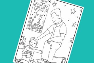 Free Printable: Pastor Appreciation Coloring Page